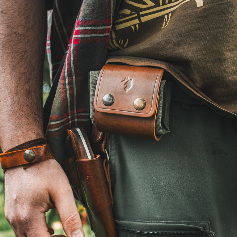 Handmade Bushcraft Leather Belt Bags | The Wild Buck Outdoors