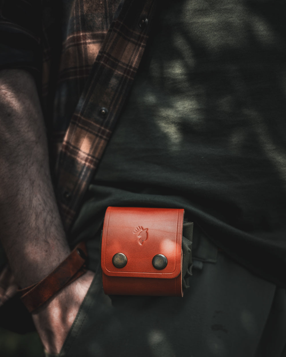 Handmade Bushcraft Leather Belt Bags | The Wild Buck Outdoors