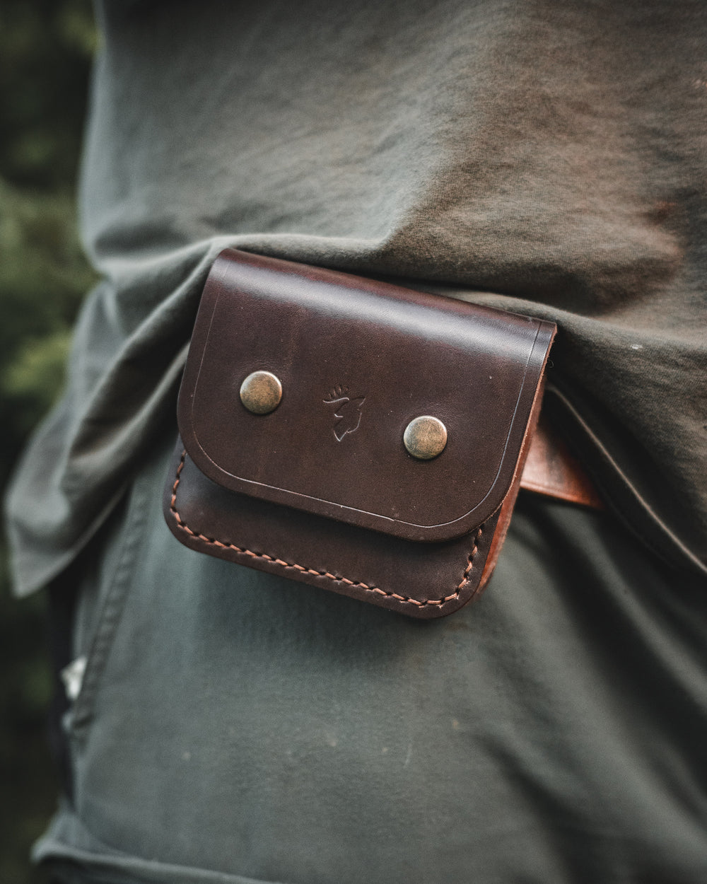 Handmade Bushcraft Leather Belt Bags | The Wild Buck Outdoors