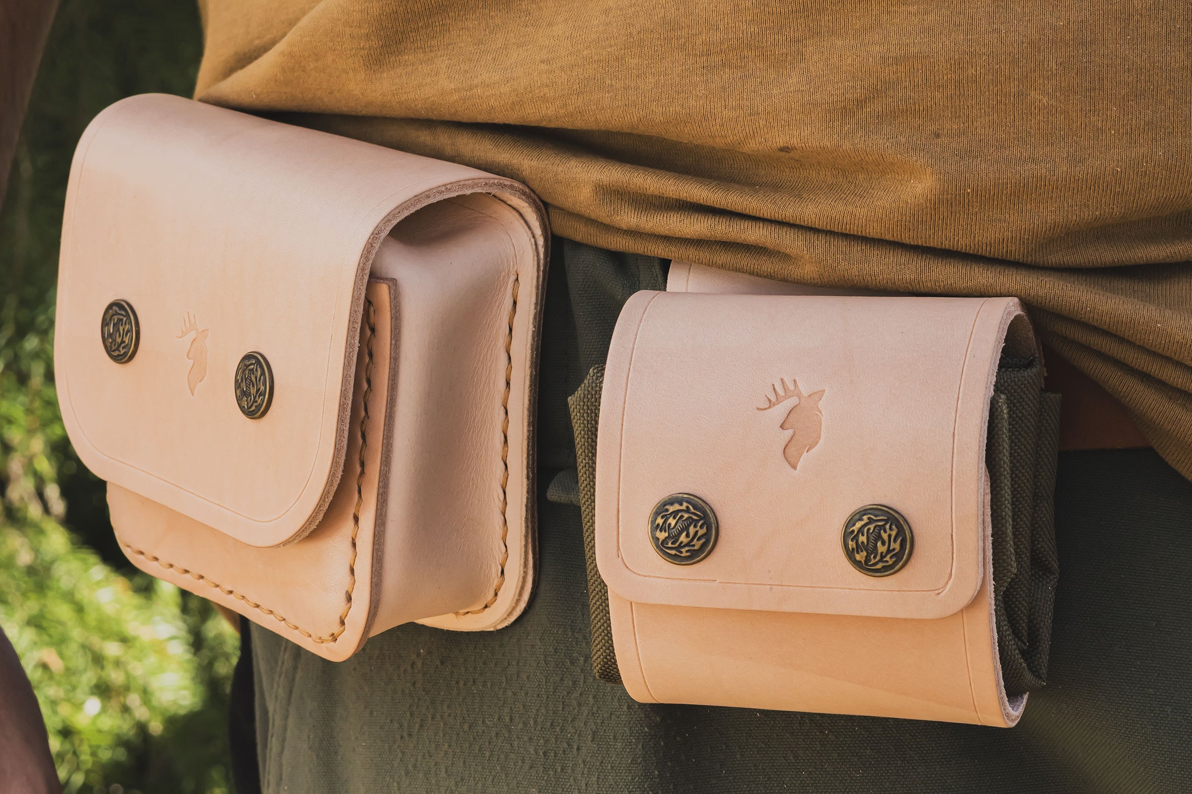 Handmade Leather Bushcraft Equipment