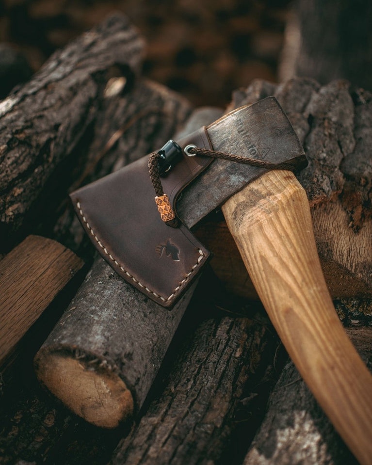 Universal Leather Axe Sheath In Few Sizes by The Wild Buck Outdoors ...