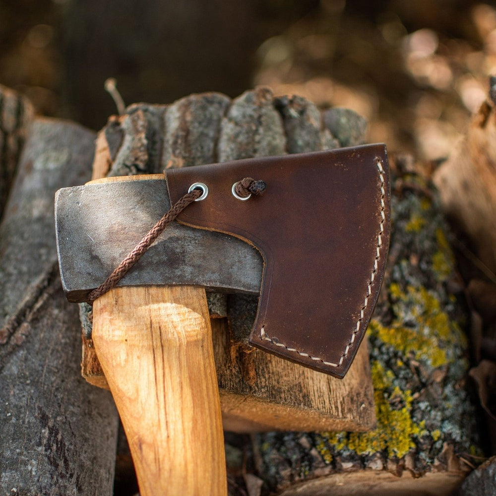 Universal Leather Axe Sheath In Few Sizes by The Wild Buck Outdoors ...